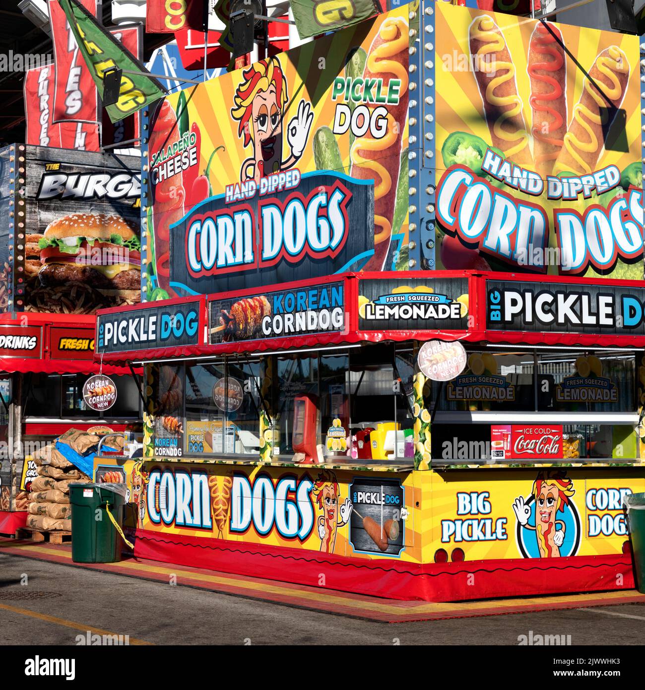 Toronto, Ontario Canada. 2022 Canadian National Exhibition colorful ...