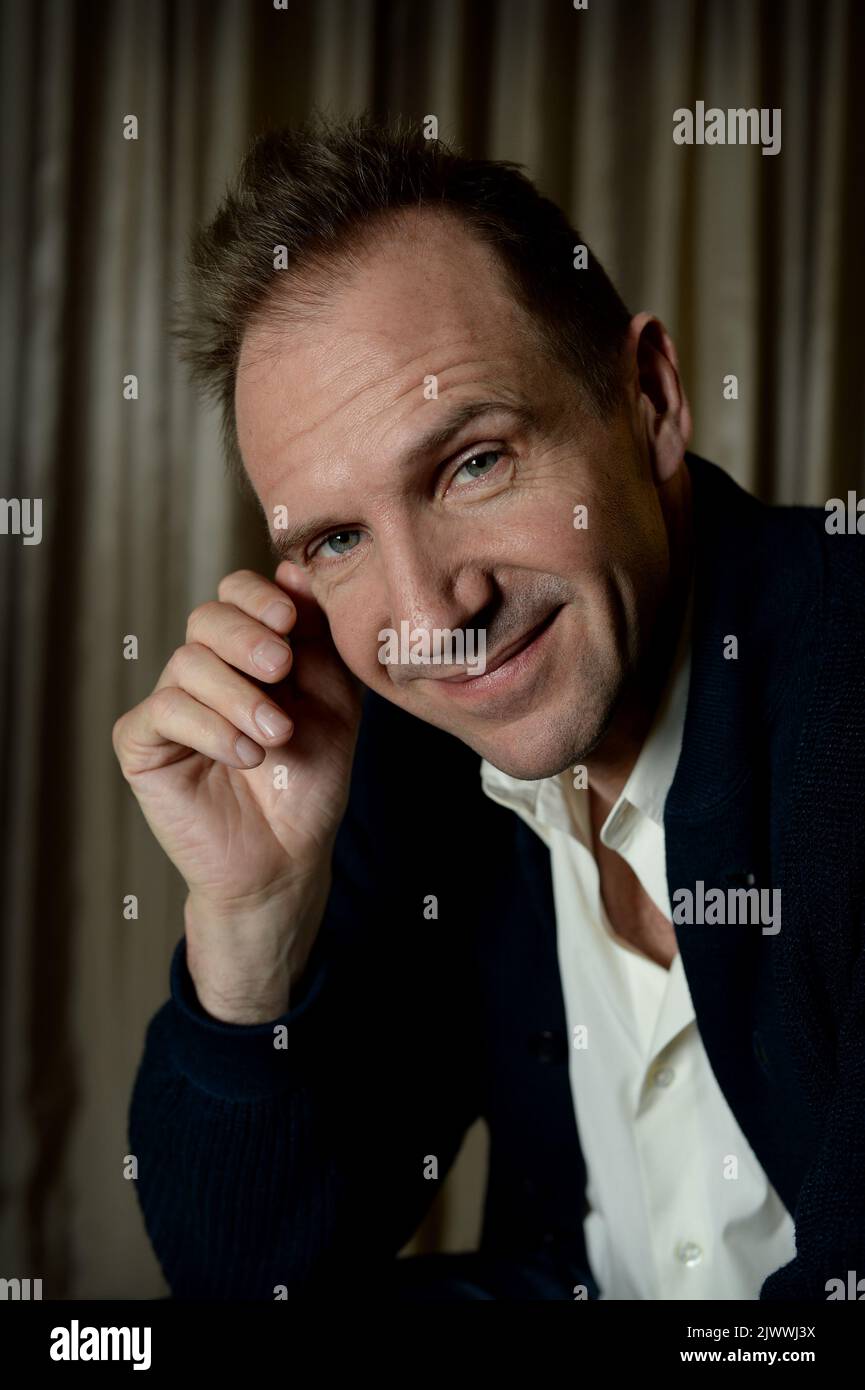 British actor Ralph Fiennes poses for a photograph in Sydney, Monday ...