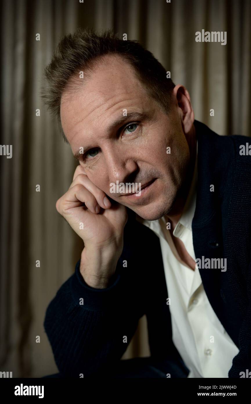 British actor Ralph Fiennes poses for a photograph in Sydney, Monday ...
