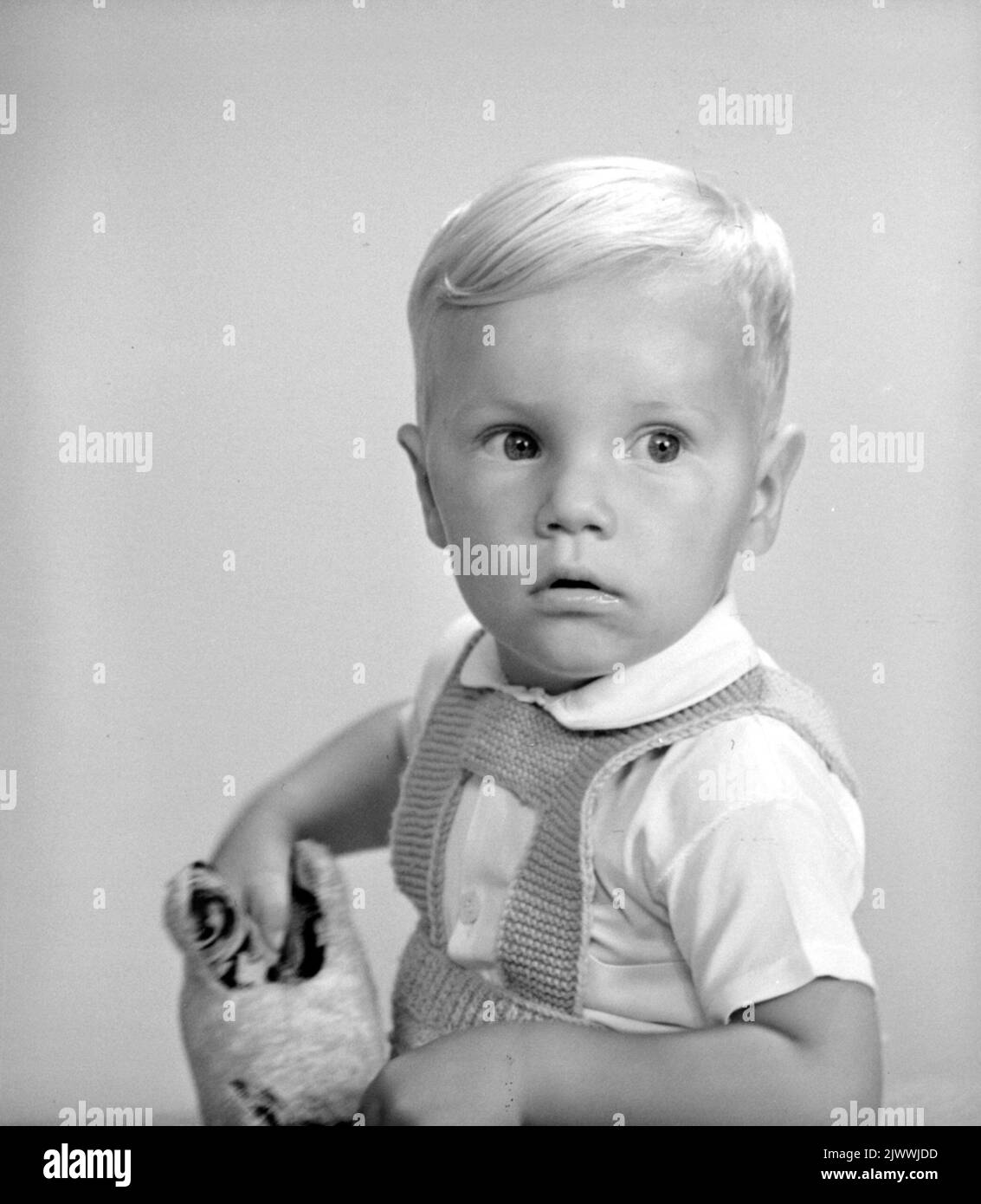 The child Eriksson. Photo in July 1947. (Bengt Eriksson) Barnet ...