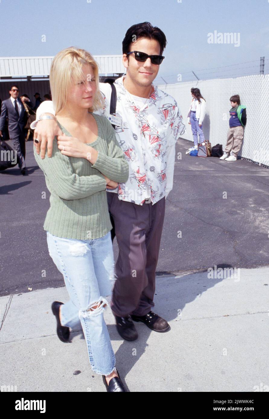Stephen Dorff and Courtney Wagner 1991 Credit: Ralph Dominguez ...