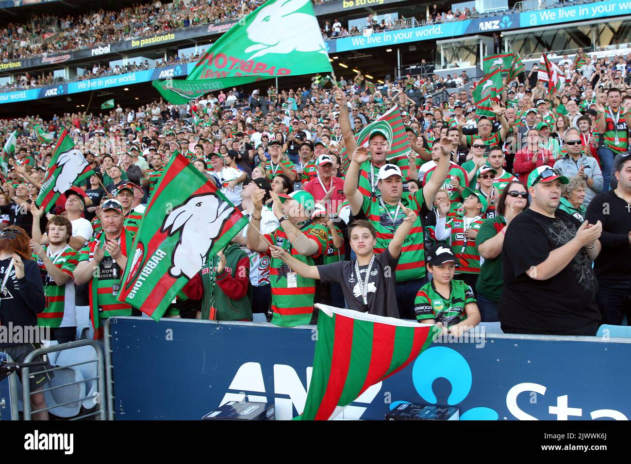 Souths Fans during the round 7 NRL match between the South Sydney ...