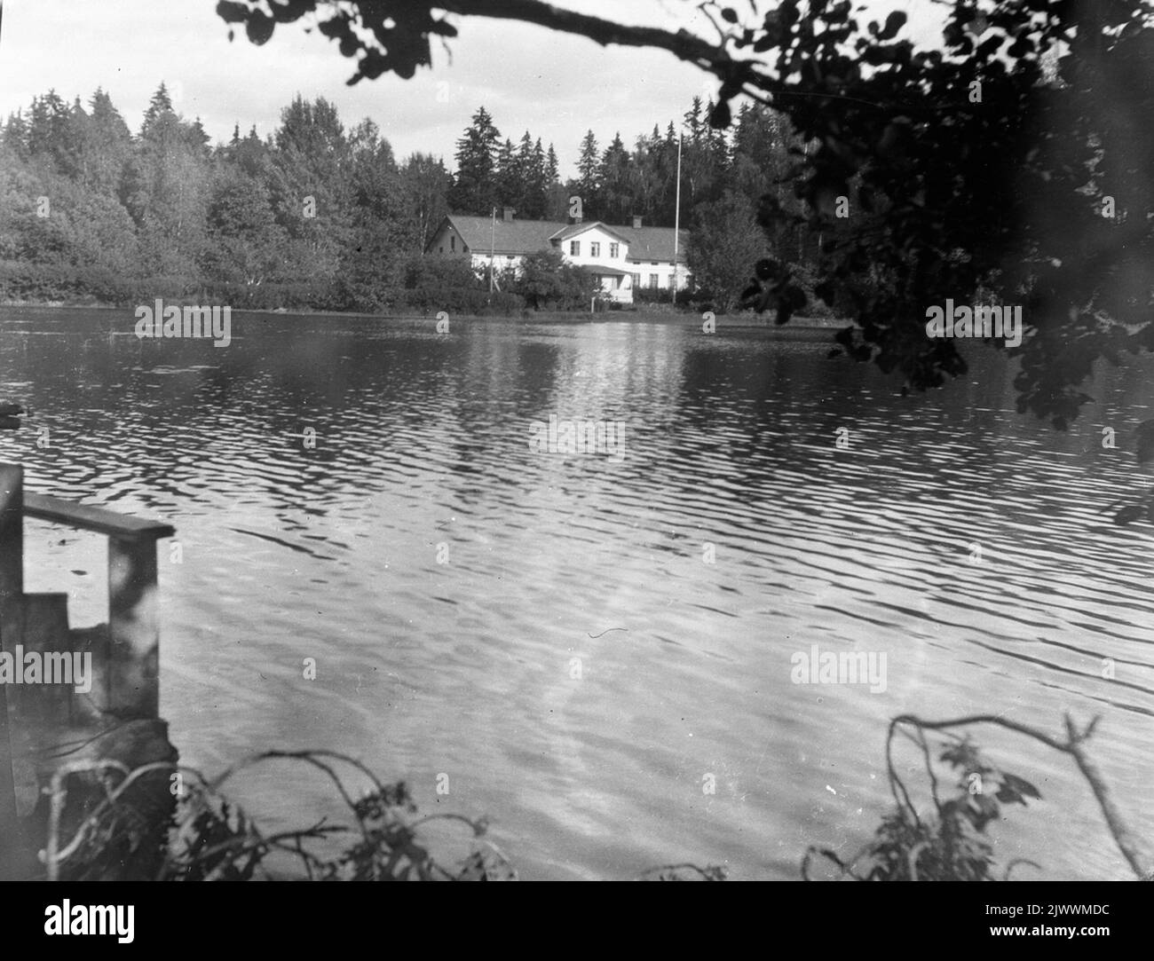 The manor building at Gammelstilla mill. Herrgårdsbyggnaden vid ...