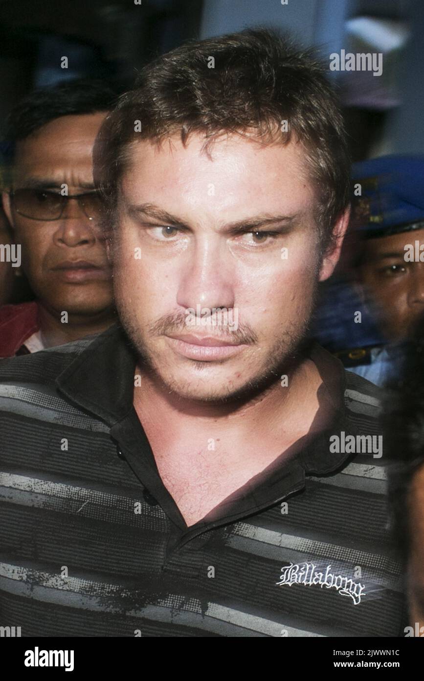 Australian citizen Matt Christopher 28 years old being guarded by ...