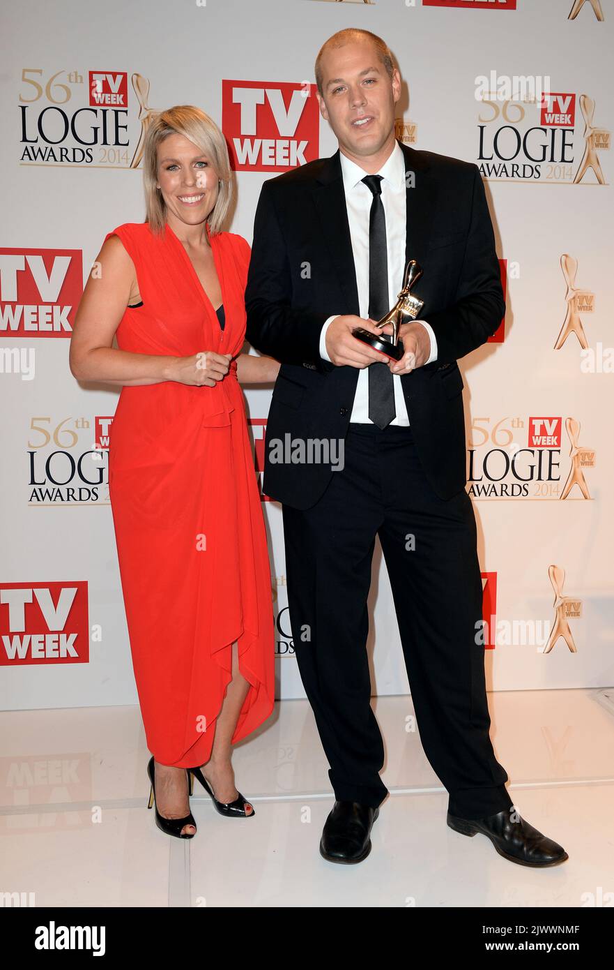 Claire and Adam harvey pose for a photograph after Accepting the Hall ...