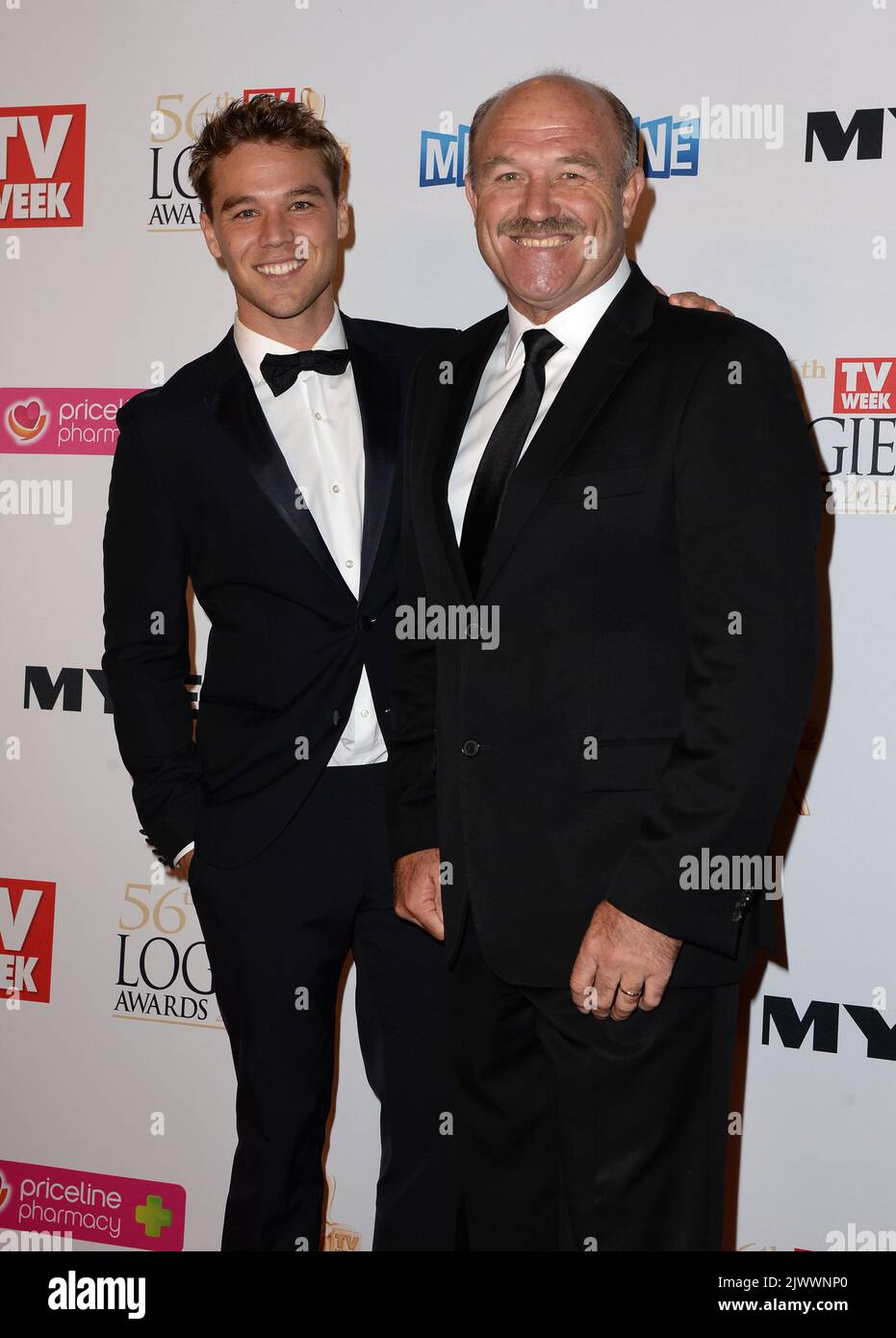 Lincoln and Wally Lewis arrive at the 56th annual Logie Awards in ...