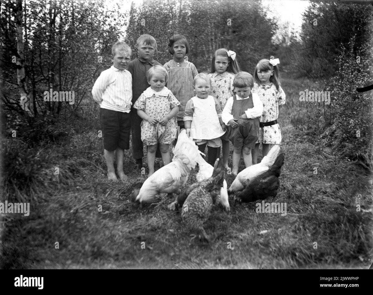 Eight children hi-res stock photography and images - Alamy