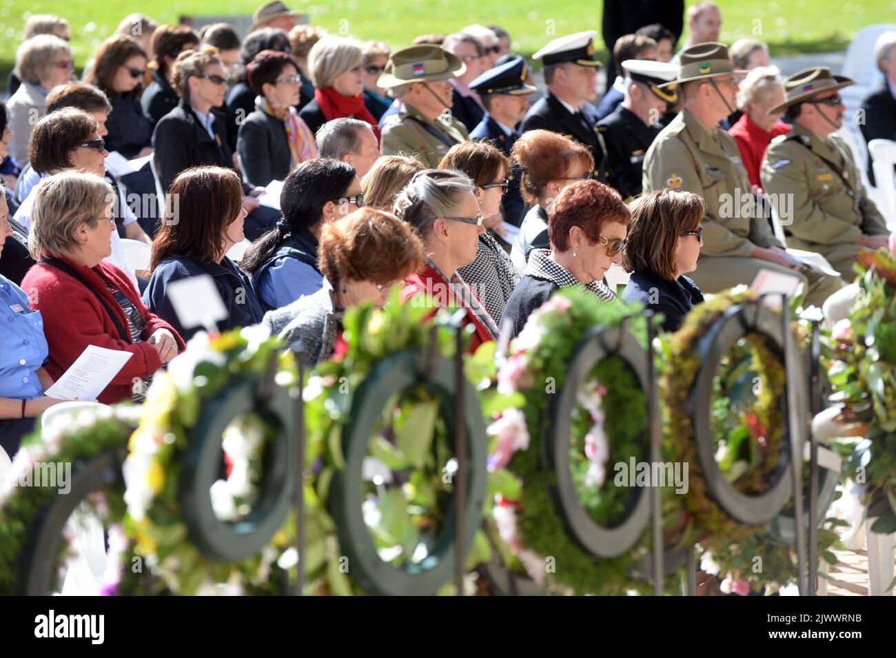 Nurses and midwives attend the remembrance ceremony for nurses and ...