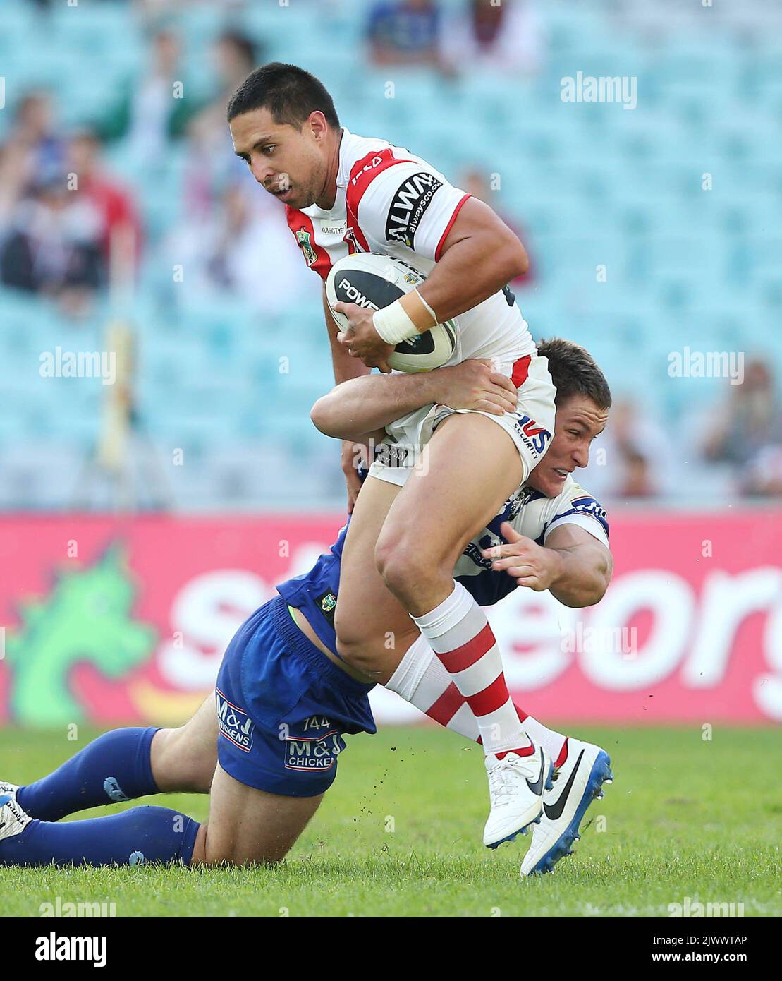 Gerard Beale during the NRL Rugby League match between St George ...