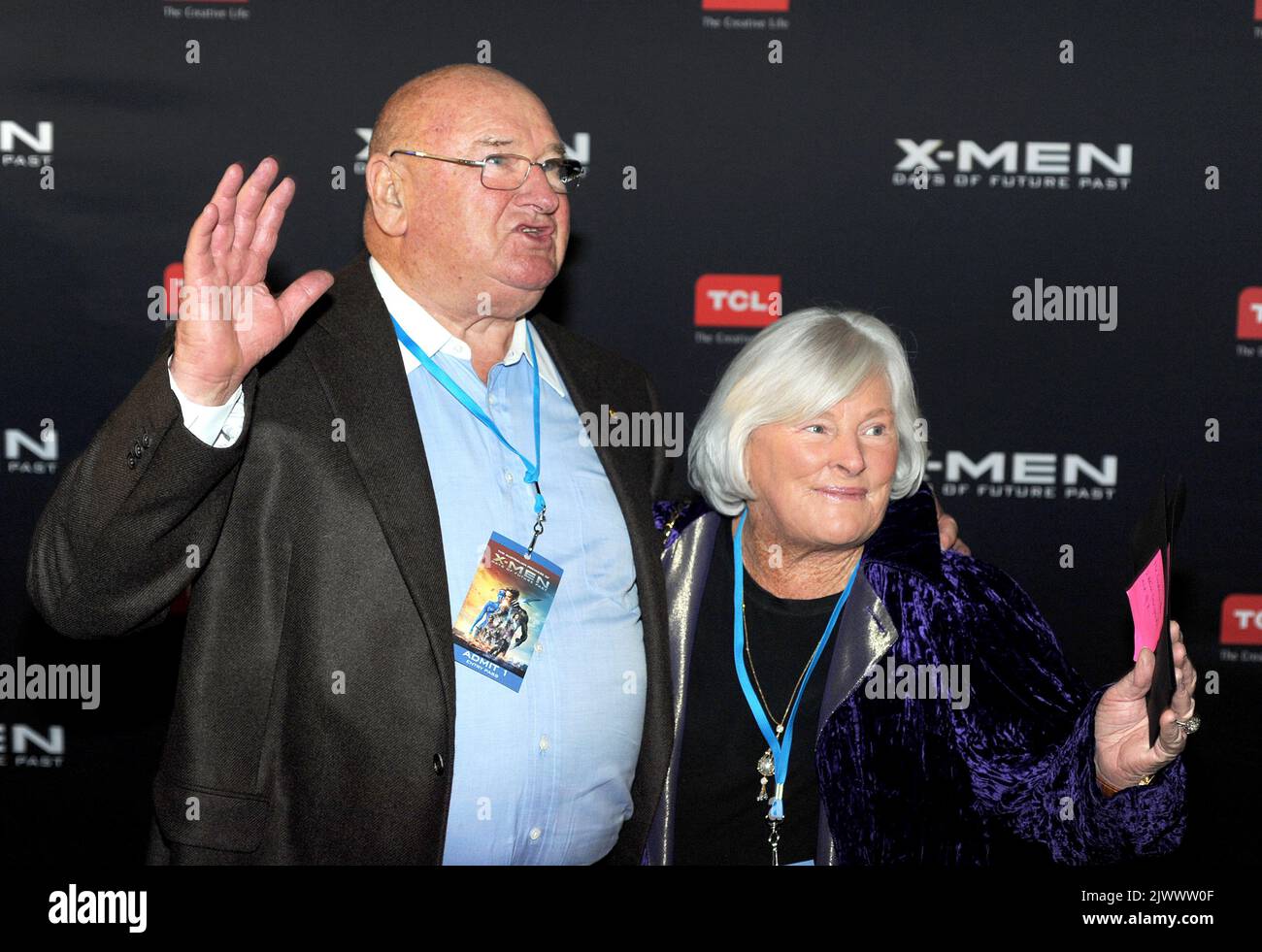 Lindsay Fox and his wife, Paula at the red carpet arrivals at the ...