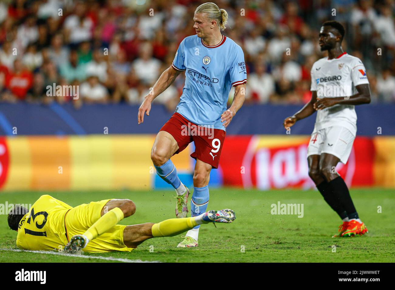 Sevilla, Spain. 06th Sep, 2022. Erling Haaland of Manchester City ...