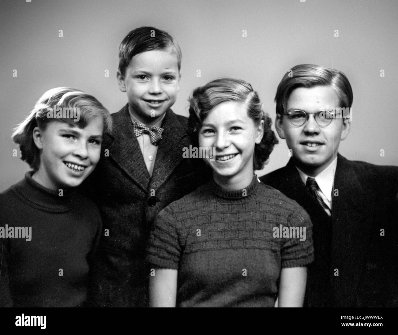 Vintage foto children Black and White Stock Photos & Images - Alamy