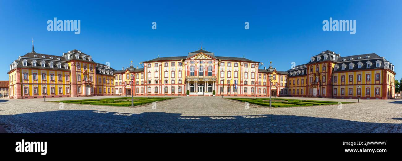 Bruchsal Castle palace baroque architecture panorama travel traveling ...