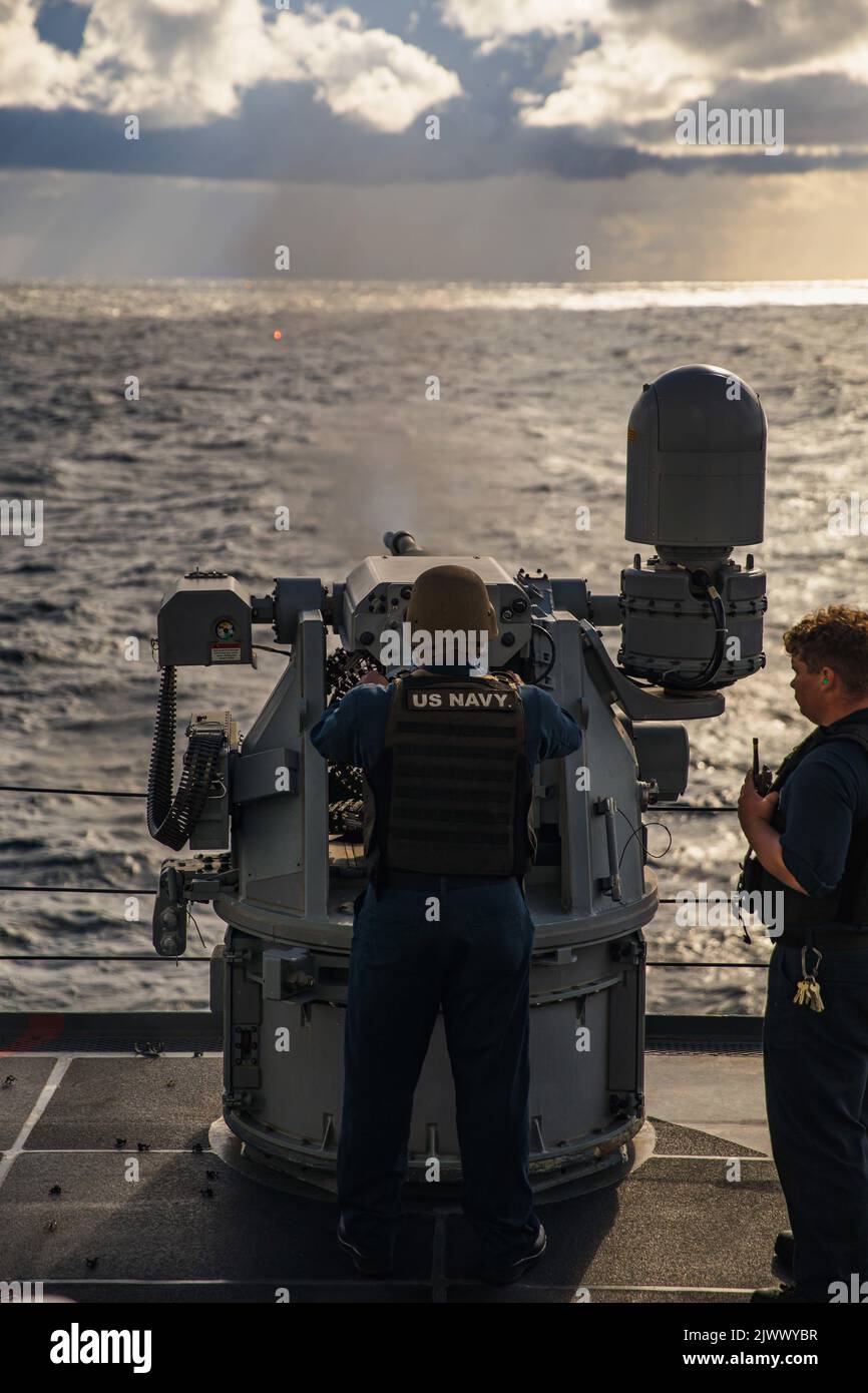 220831-N-GF955-1252 BALTIC SEA (Aug. 31, 2022) A U.S. Navy Sailor ...