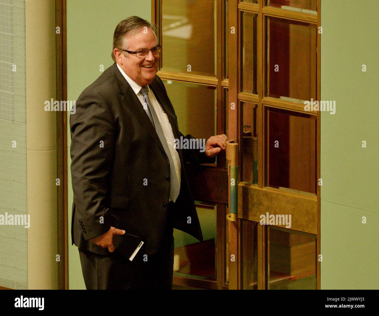 Ewan Jones, member for Herbert leaves the chamber for an hour during ...