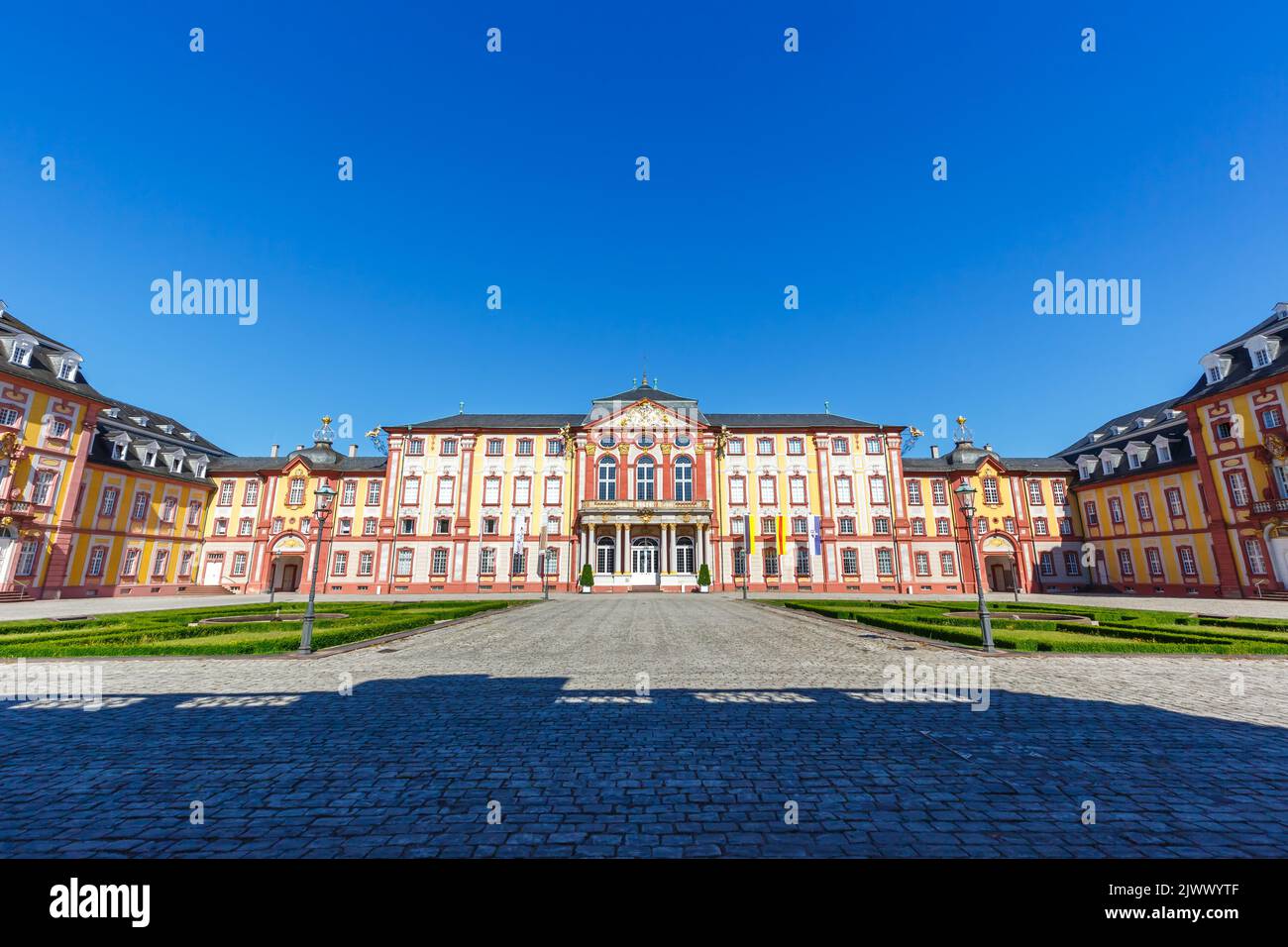 Bruchsal Castle palace baroque architecture travel traveling in Germany ...