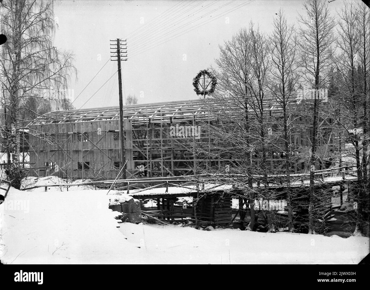 Sweden and new building Black and White Stock Photos & Images - Alamy