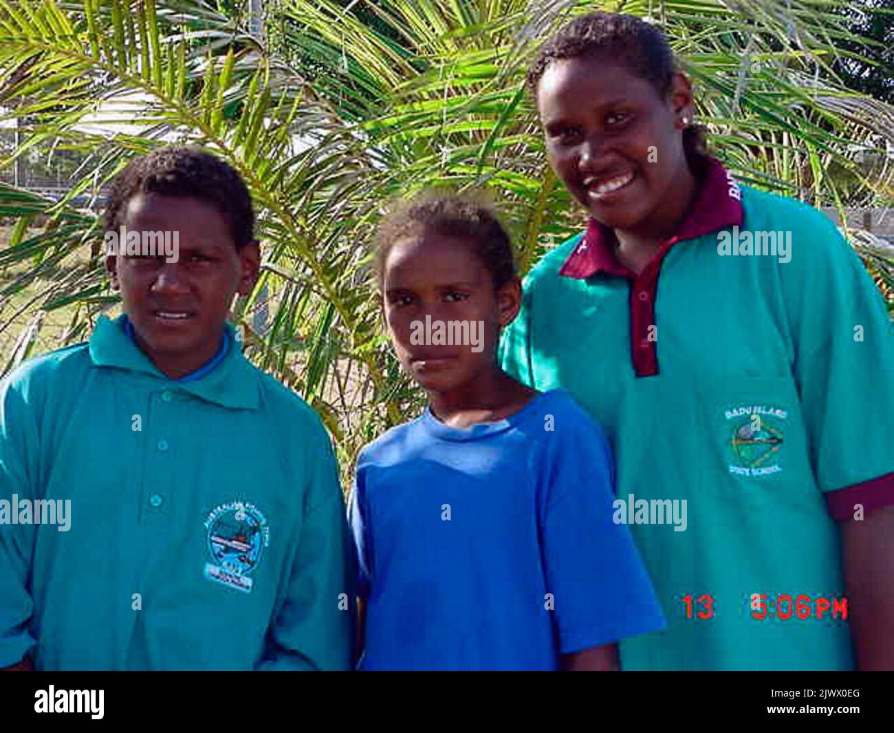 Survivors (l to r) Bala 12yrs, Noritta 10 yrs and Ellis 15 yrs of the ...