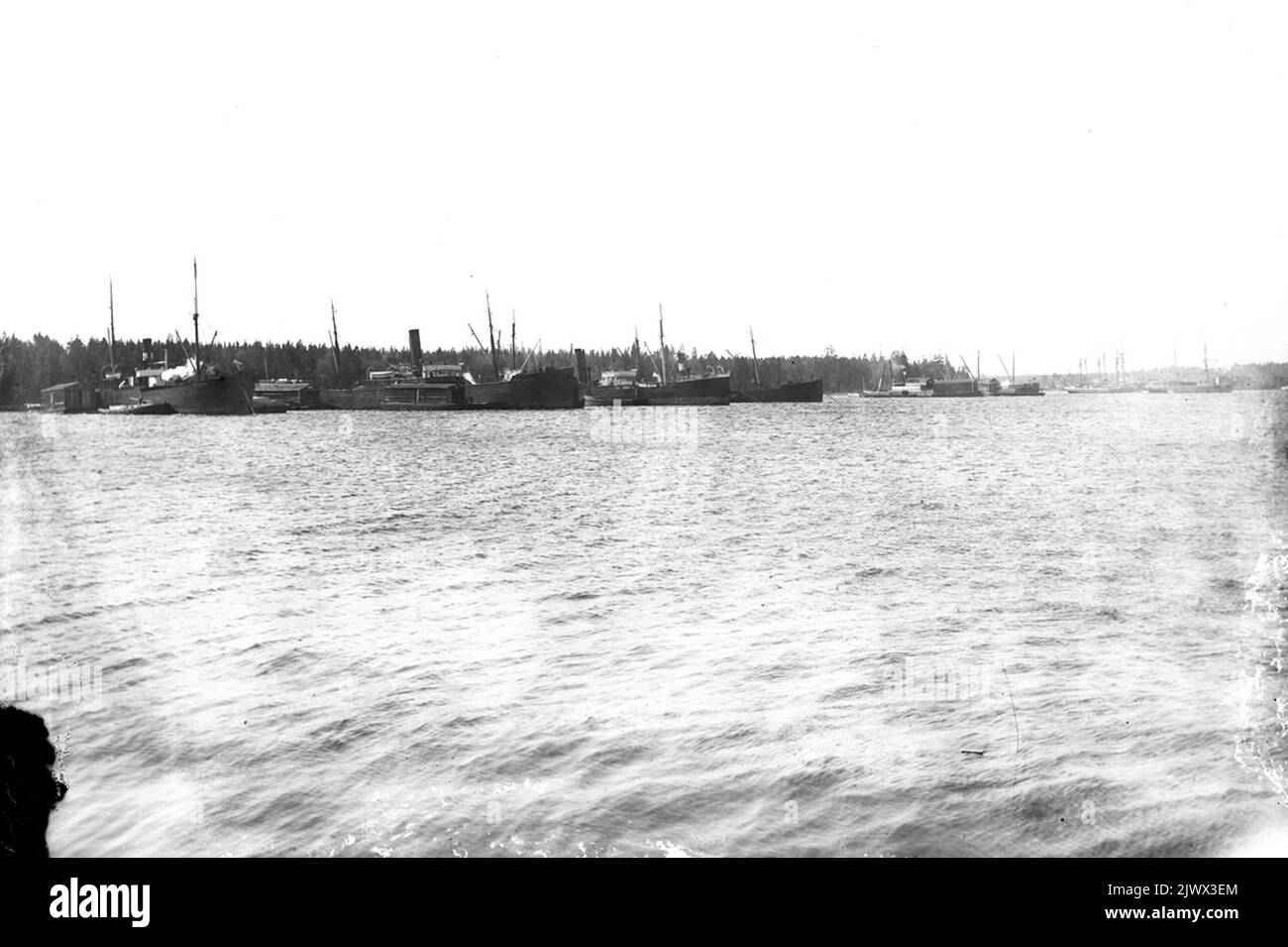 The port of Norrsundet. Hamnen i Norrsundet Stock Photo - Alamy