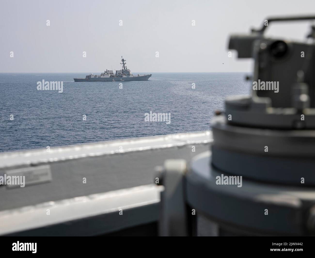 220902-N-UL352-1130 RED SEA (Sept. 2, 2022) Guided-missile destroyer ...