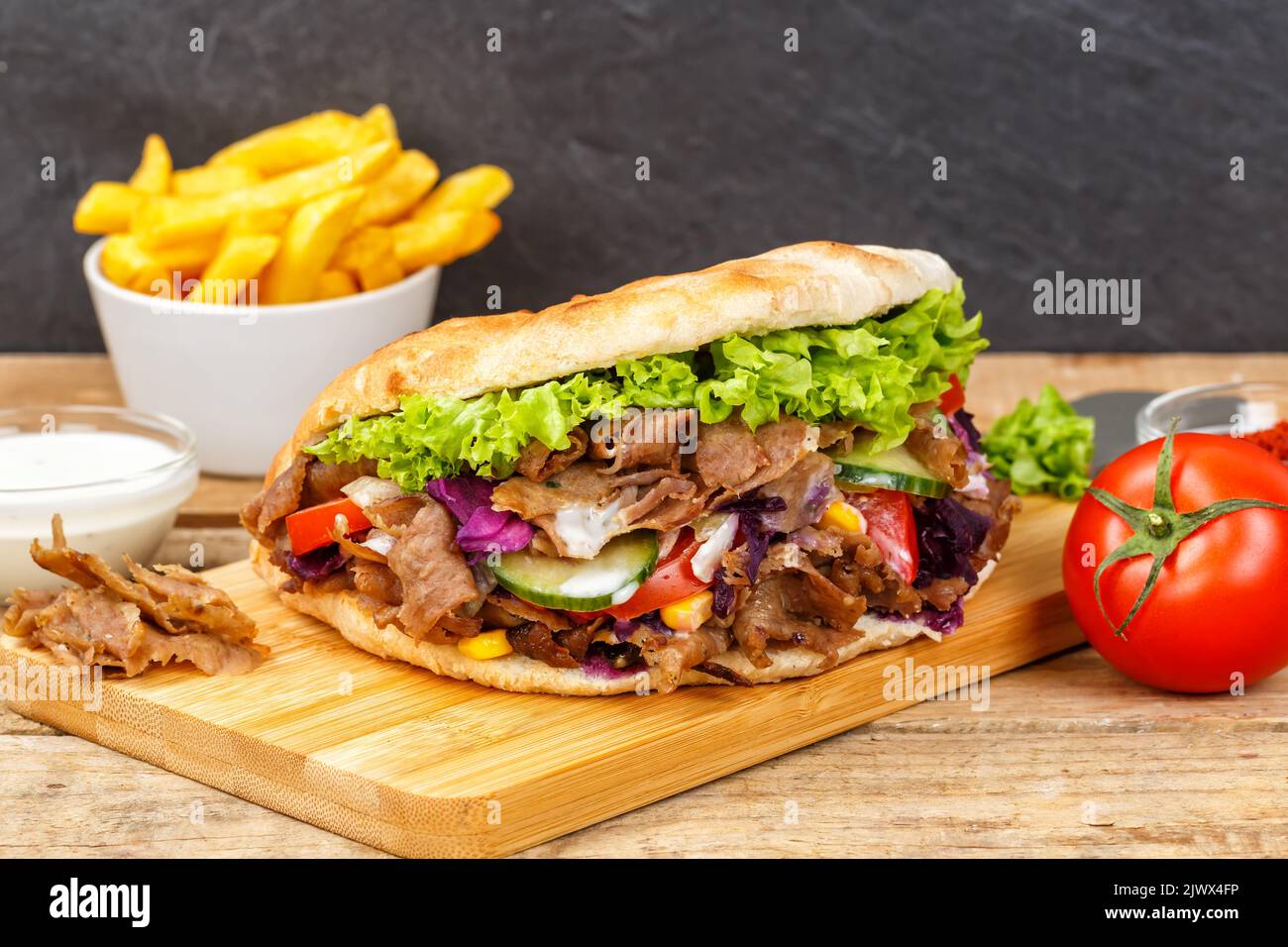 Sandwich Viande Fast Food