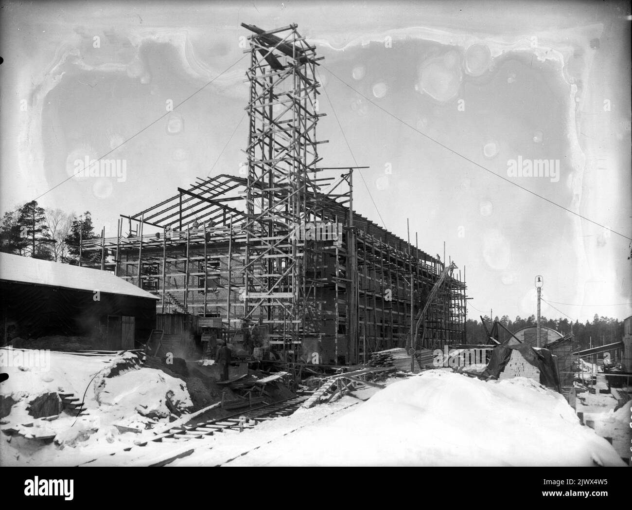 Complex building layout Black and White Stock Photos & Images - Alamy