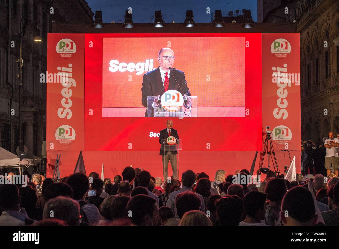 Rome, Italy. 06th Sep, 2022. 06/09/2022 Rome, Opening of the election ...