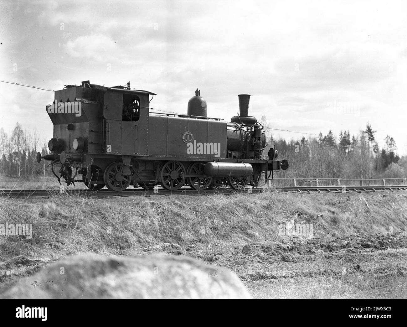 History locomotive railroad Black and White Stock Photos & Images - Alamy