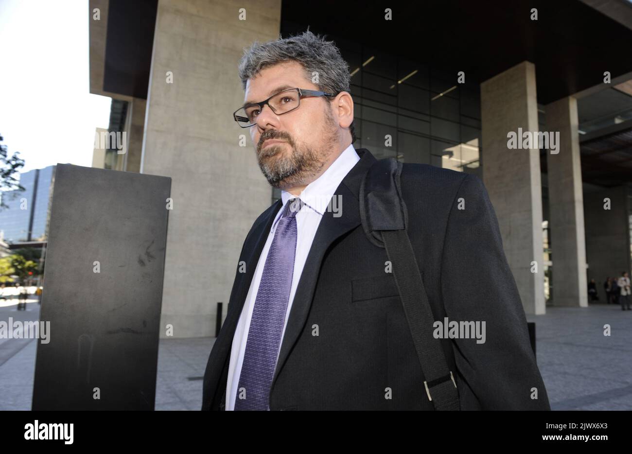 Psychiatrist Dr Mark Schramm leaves the Supreme Court in Brisbane ...
