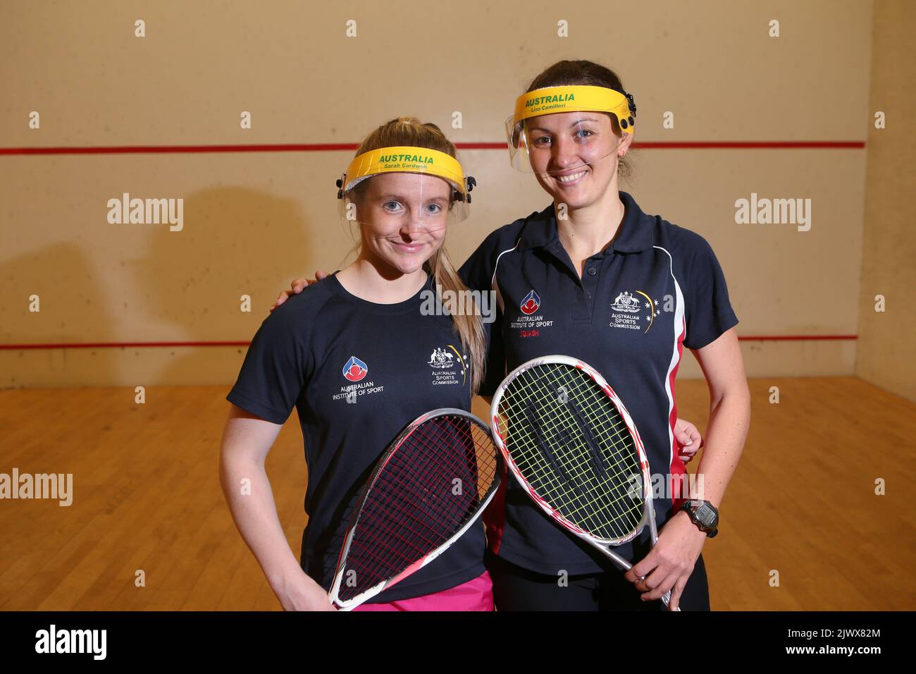 Sarah Cardwell and Lisa Camilleri at training in Melbourne for the ...