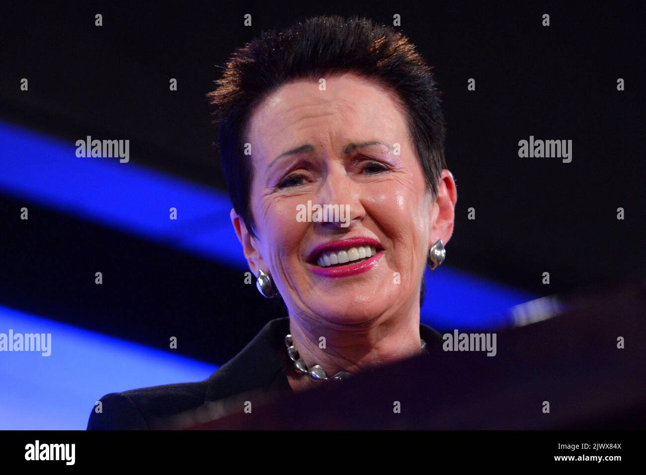Lord Mayor Of Sydney Clover Moore speaking at the National Press Club ...
