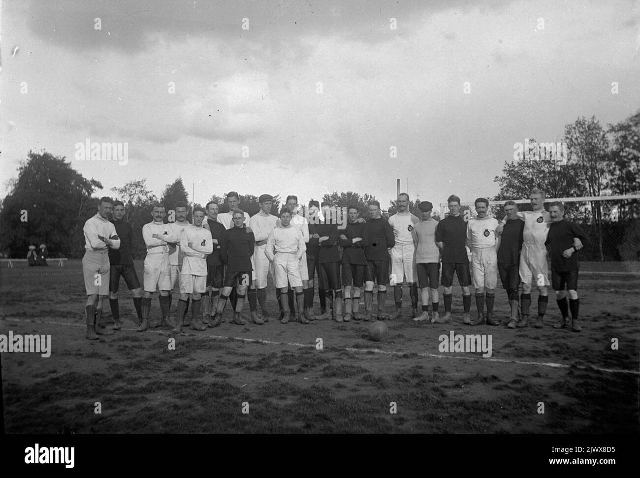 Football club photo Black and White Stock Photos & Images - Alamy