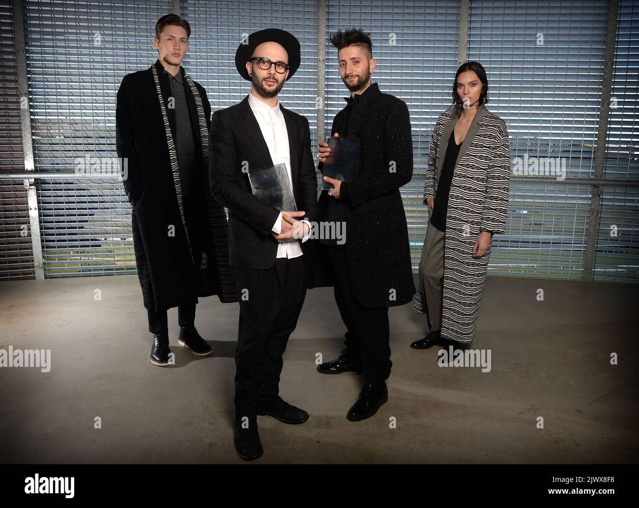 Australian fashion designers Strateas Carlucci, Mario-Luca Carlucci and ...