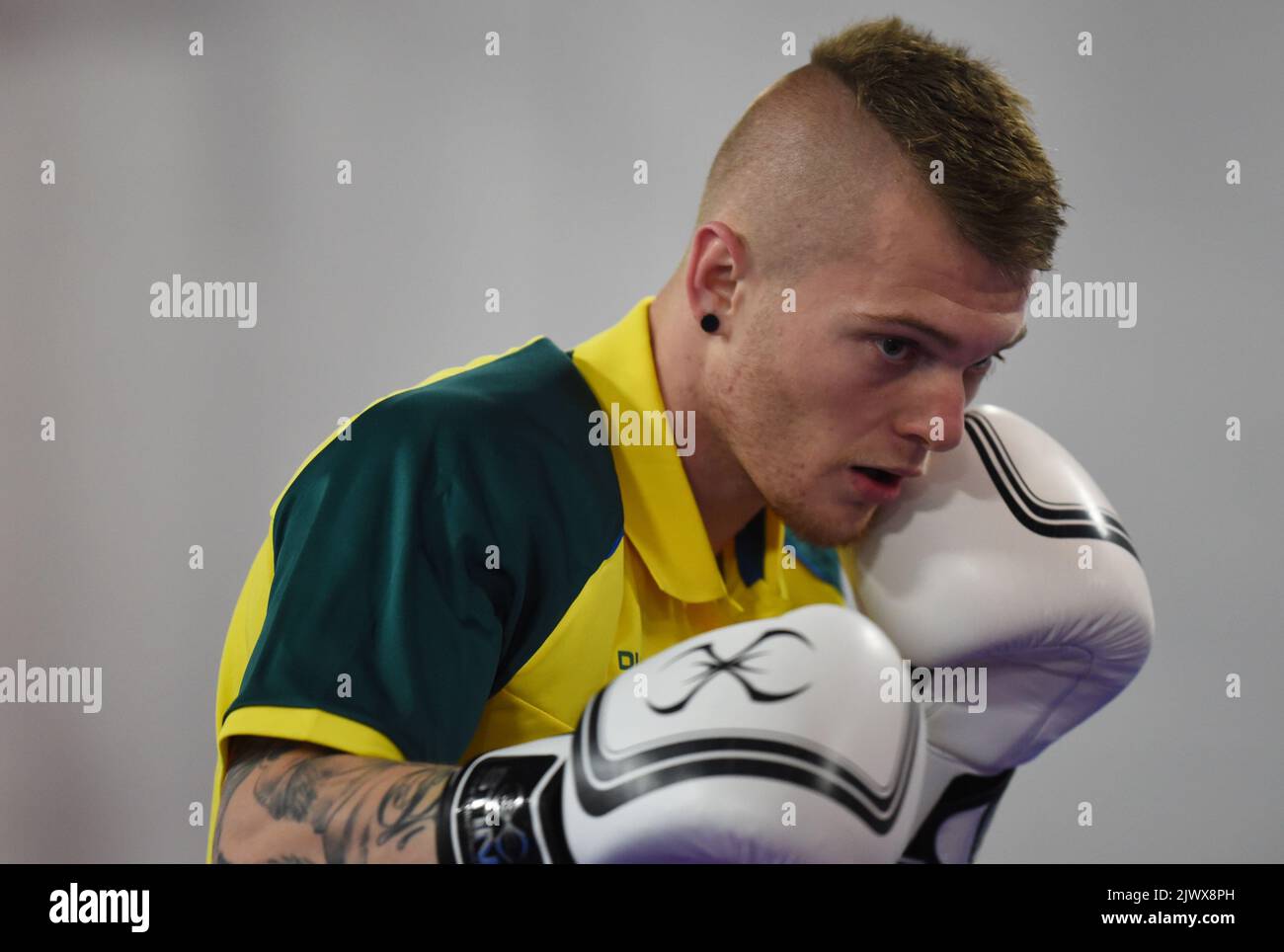 Australian boxer Nicholas Cooney during the Australian boxing team ...