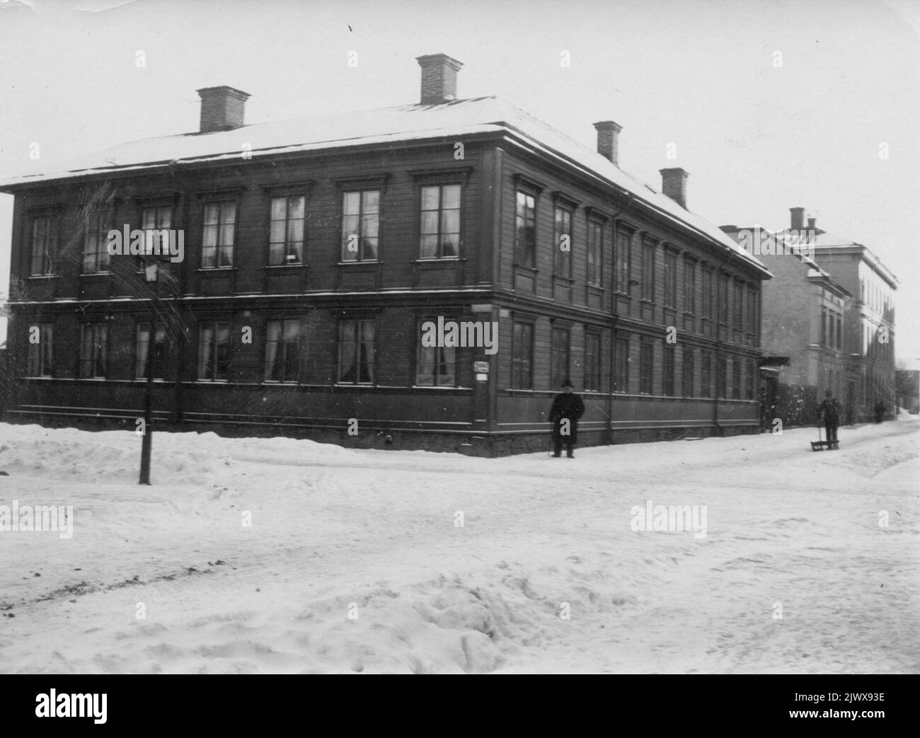 Public sidewalk street scene Black and White Stock Photos & Images - Alamy