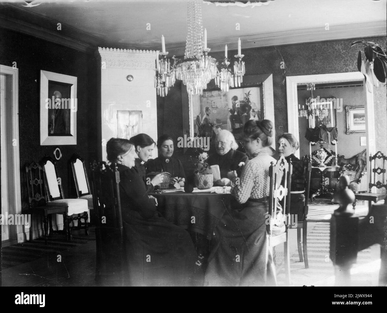 The Swedlund family, Gävle, before 1904. Familjen Swedlund, Gävle, före ...