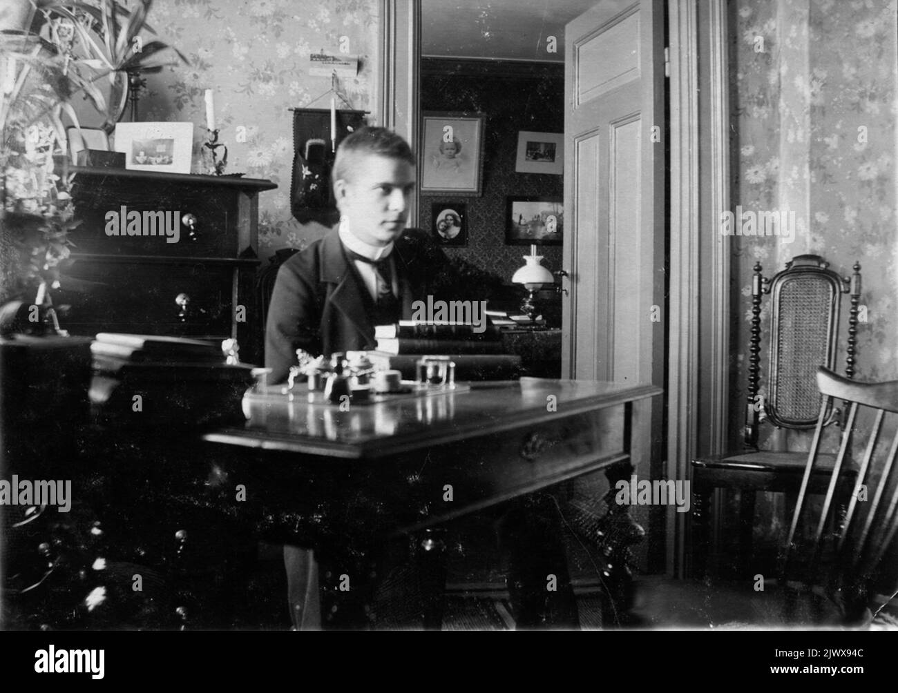 Birger Enlund, interior image. Birger Enlund , interiörbild Stock Photo ...