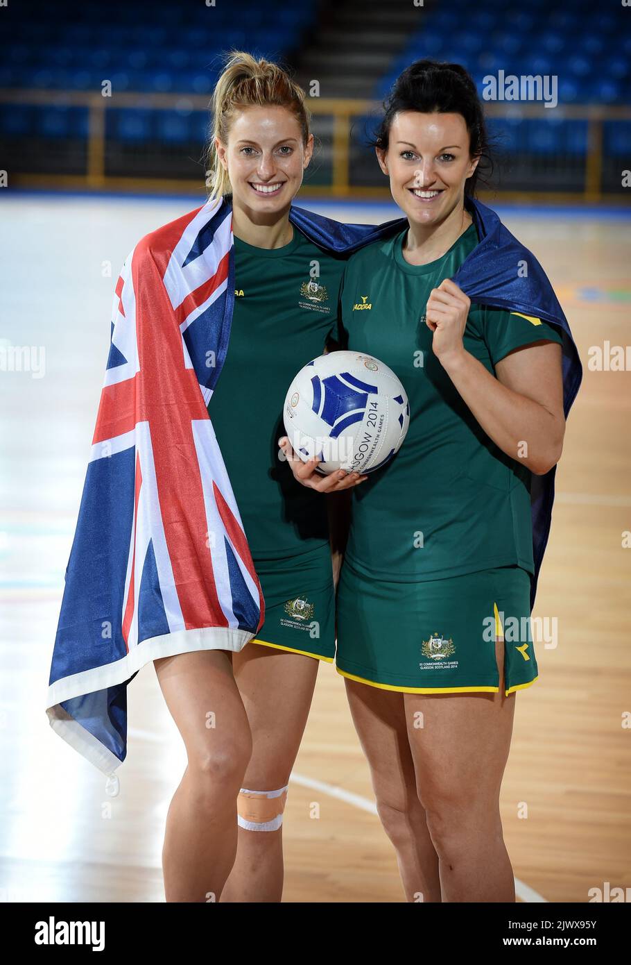 Australian Netball team captain Laura Geitz and vice-captain Bianca ...