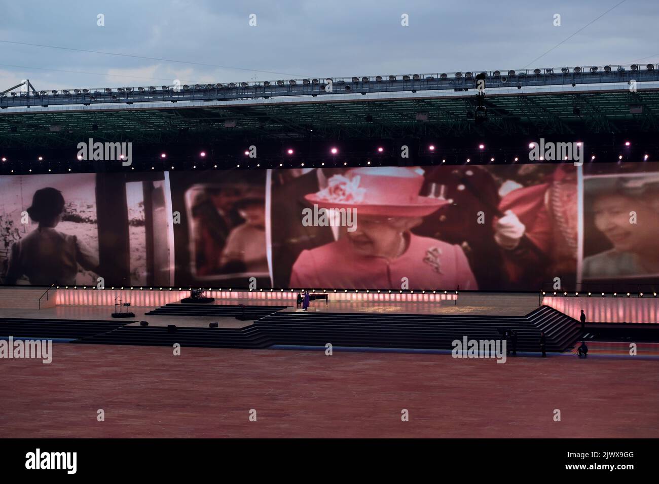 English singer Susan Boyle performs at the opening ceremony of the ...
