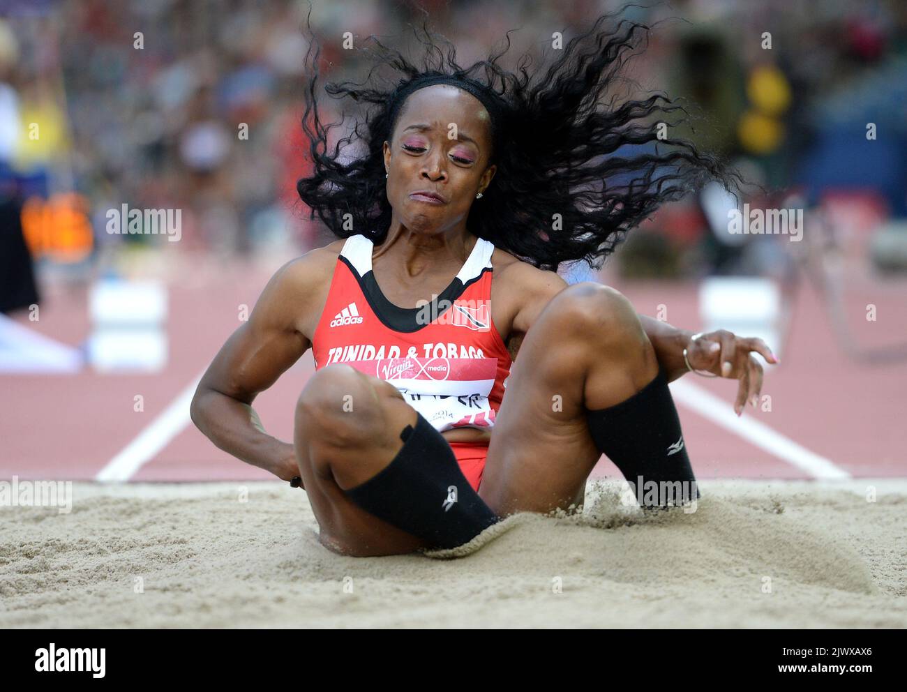 Trinidad and Tobago's Ayanna Alexander competes in the Women's Triple ...