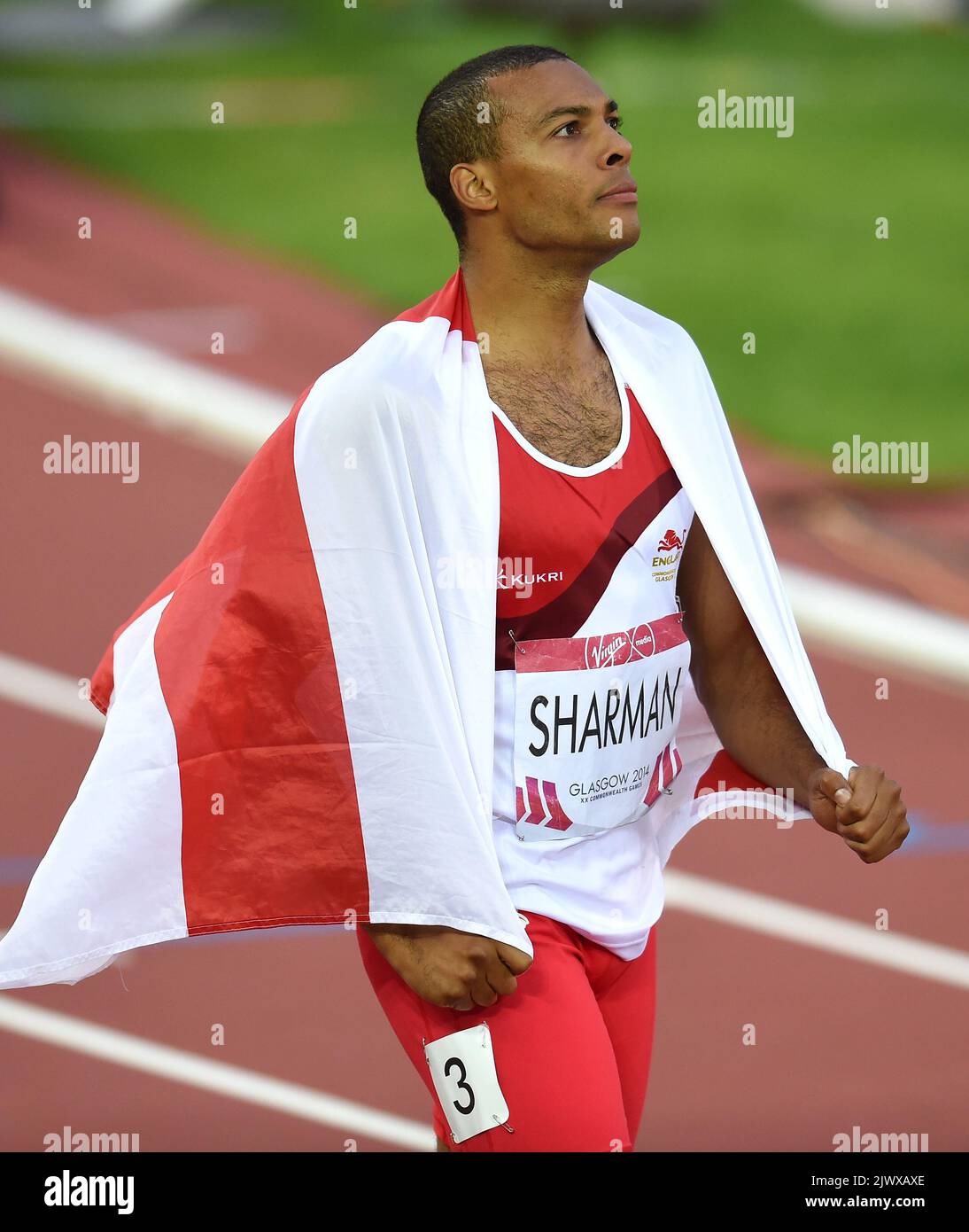 England's William Sharman celebrates after winning the Silver Medal in ...
