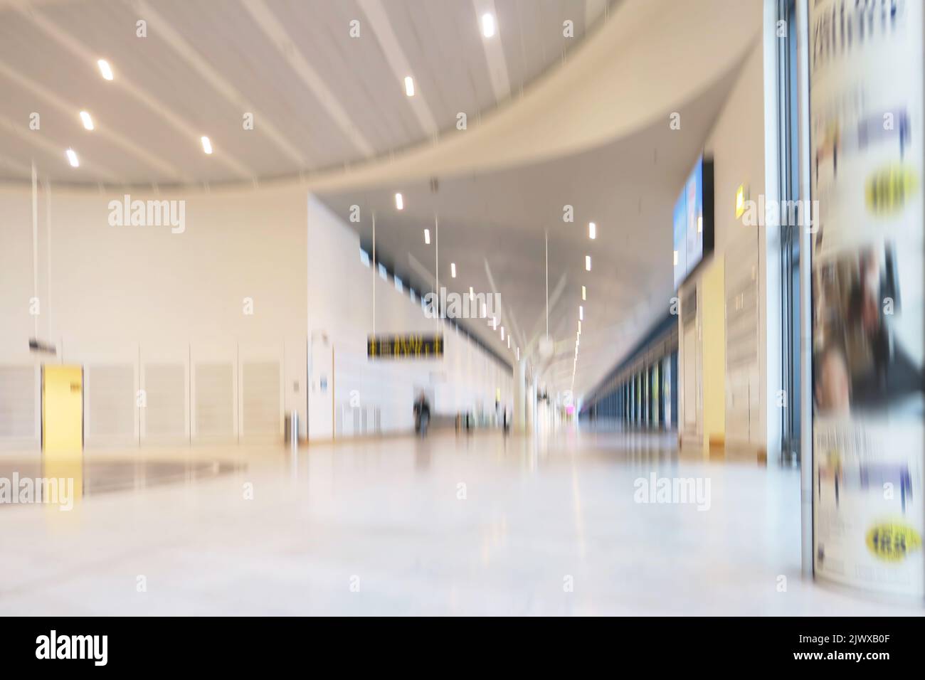 The airport terminal - abstract background. The the airport terminal ...