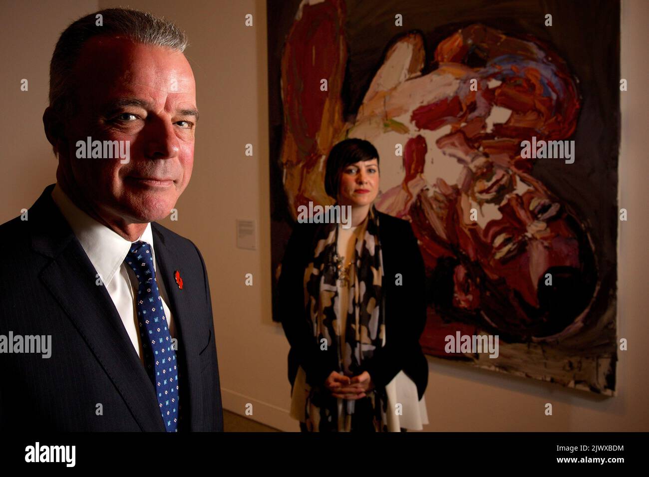 Brendan Nelson, Director of the Australian War Memorial and Laura ...