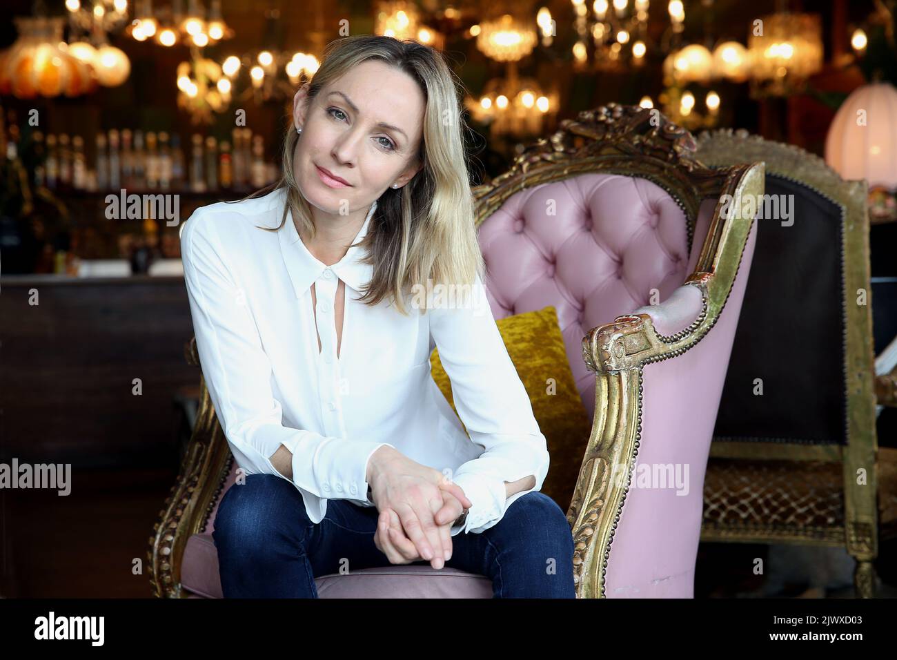 Lisa McCune poses for photos prior to appearing as Anna, in Opera ...