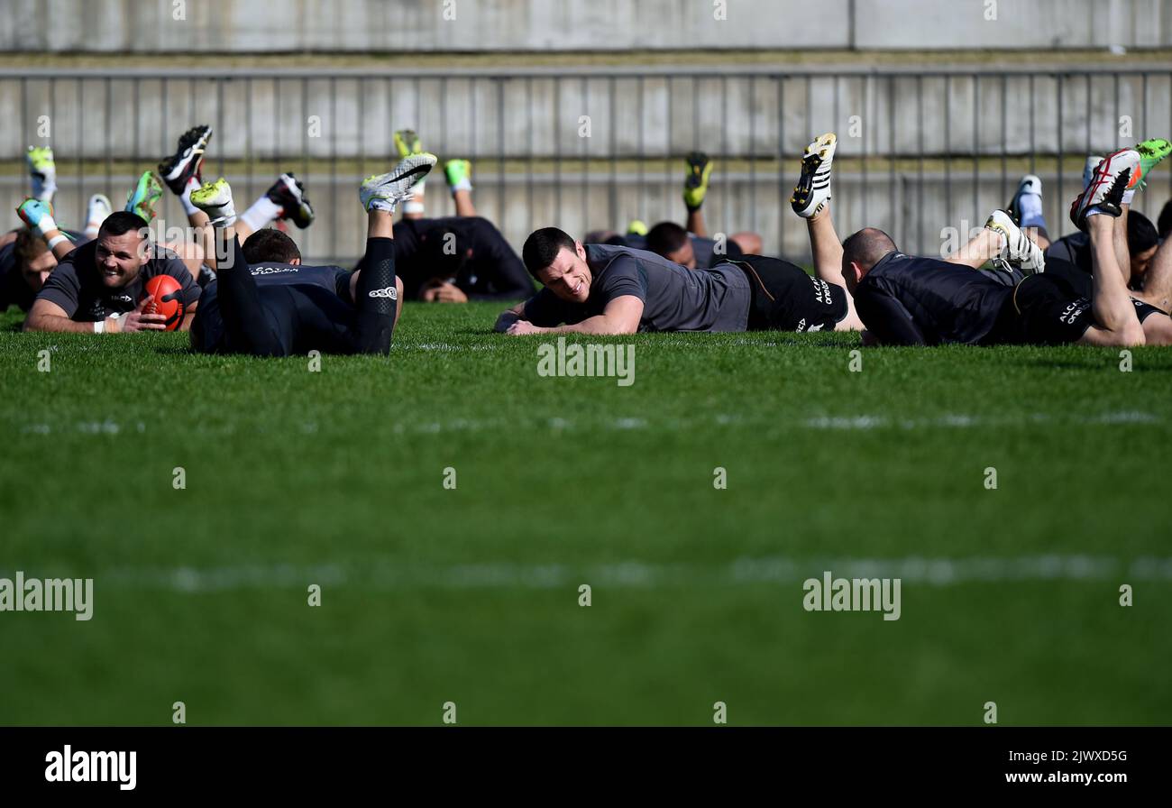 South Sydney Rabbitohs training at Redfern Oval in Sydney, Wednesday ...