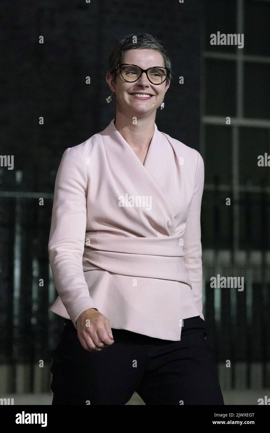 Newly installed Work and Pensions Secretary Chloe Smith leaving Downing ...