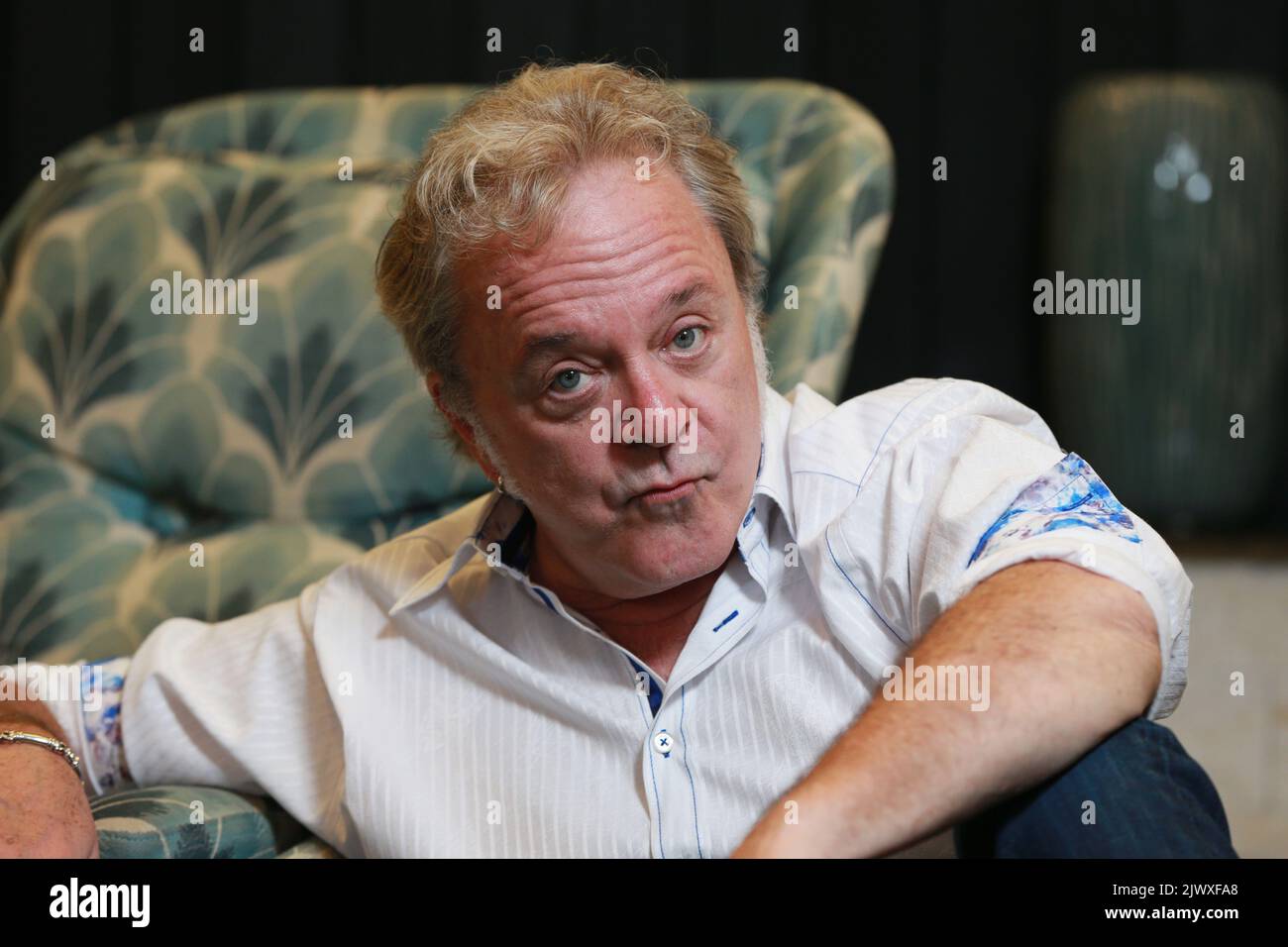 Jim Cummings, the voice over actor of Winnie the Pooh and Tigger, poses ...