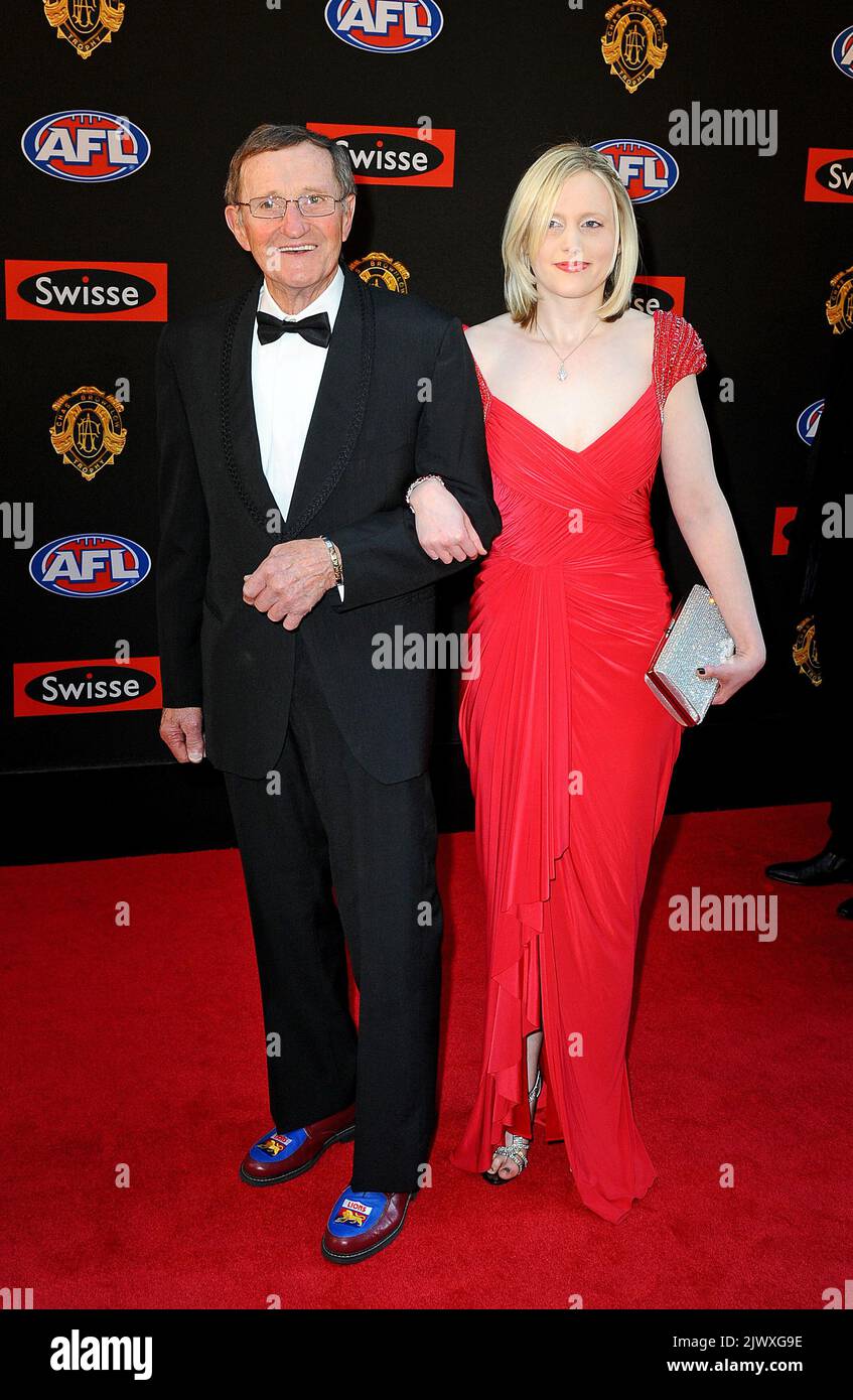 Australia Football Legend Kevin Murray and Alisha Murray, pose for ...