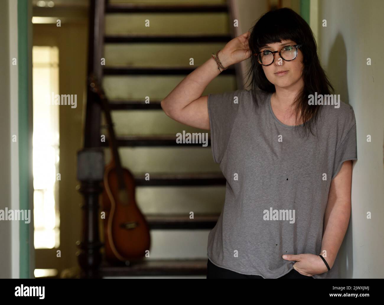 Sydney based singer songwriter Caitlin Park poses for a photograph at ...