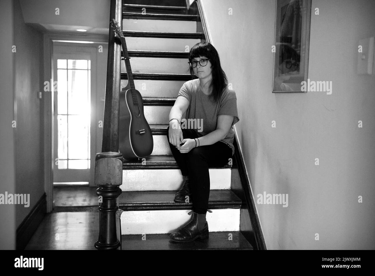 Sydney based singer songwriter Caitlin Park poses for a photograph at ...